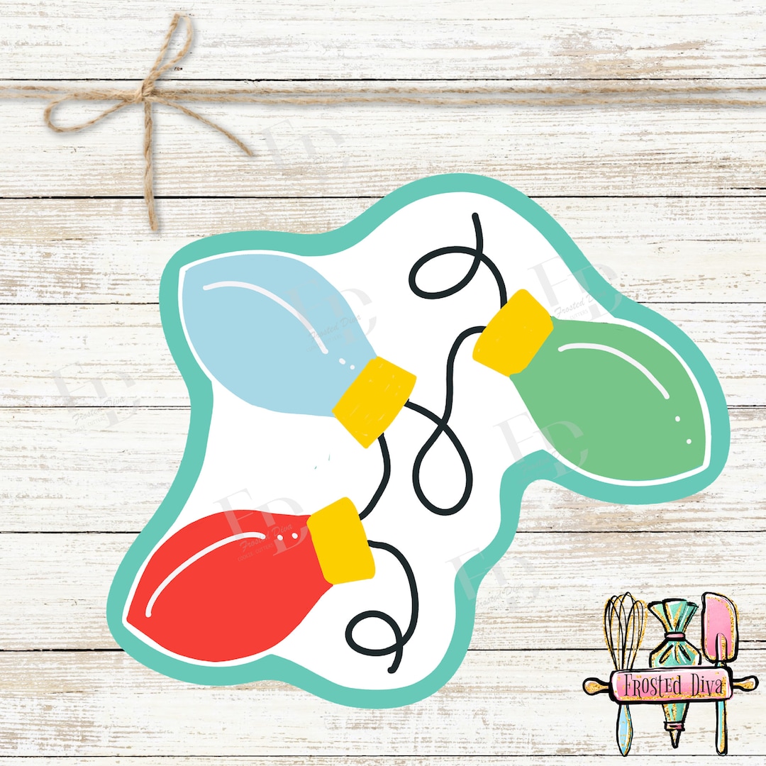 String of Lights Cookie Cutter, Perfect Holiday Treats Christmas ...