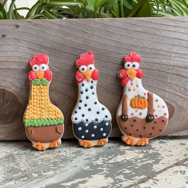Chicken Cookies - Etsy