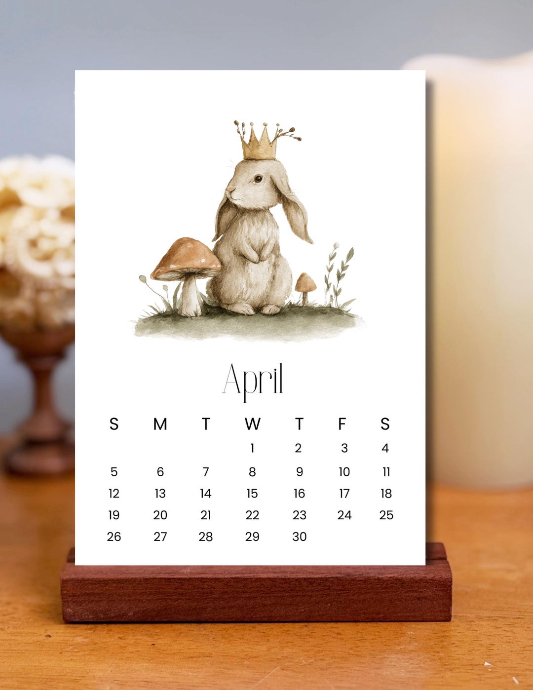 2026 Woodland Animal Calendar: Whimsical Cottagecore Art, Fox, Hedgehog ...
