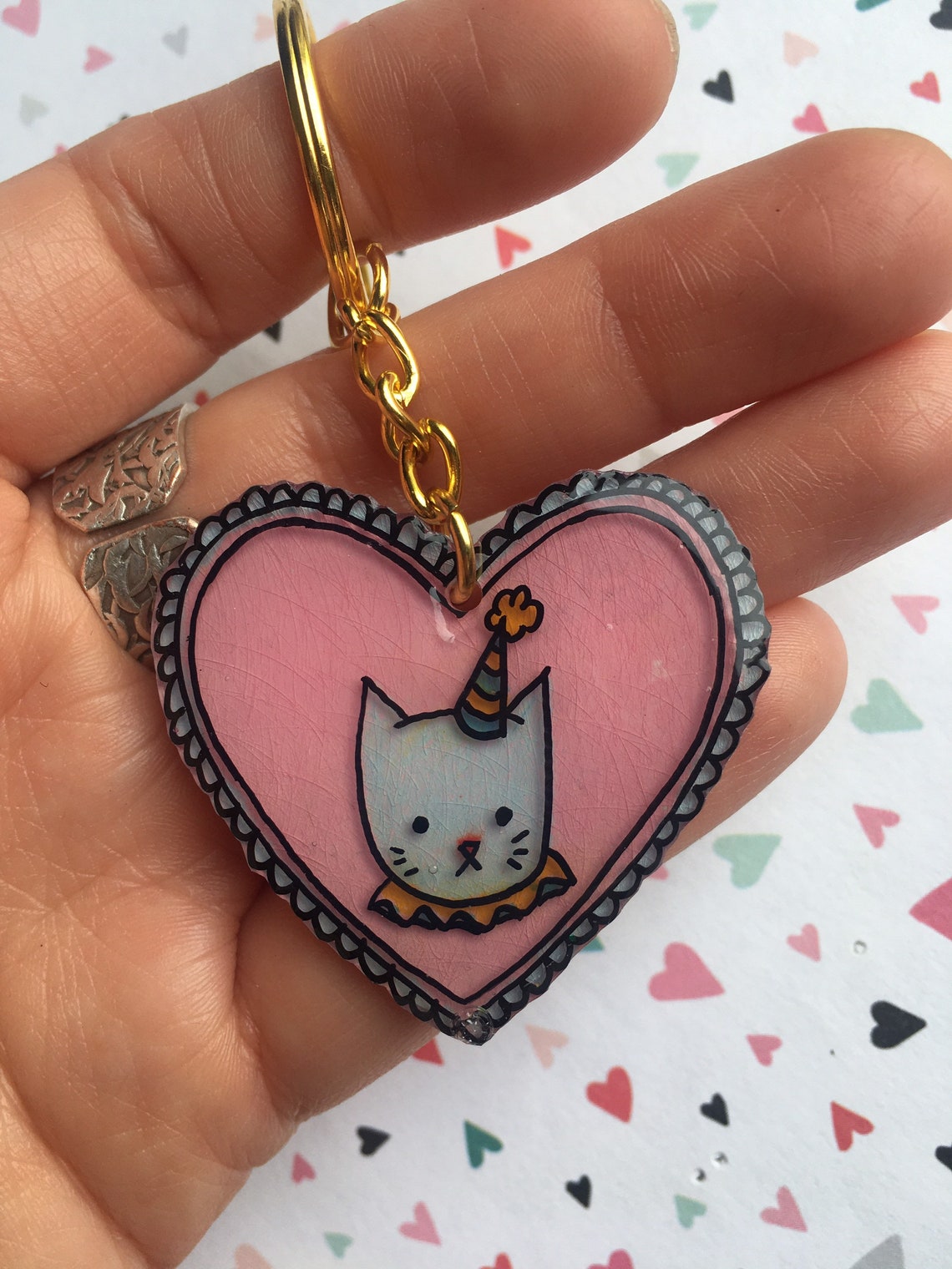 Sad Party Animal Keychain - Etsy