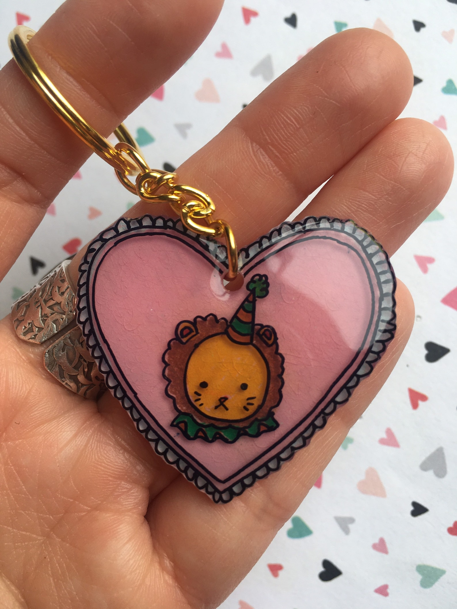 Sad Party Animal Keychain - Etsy