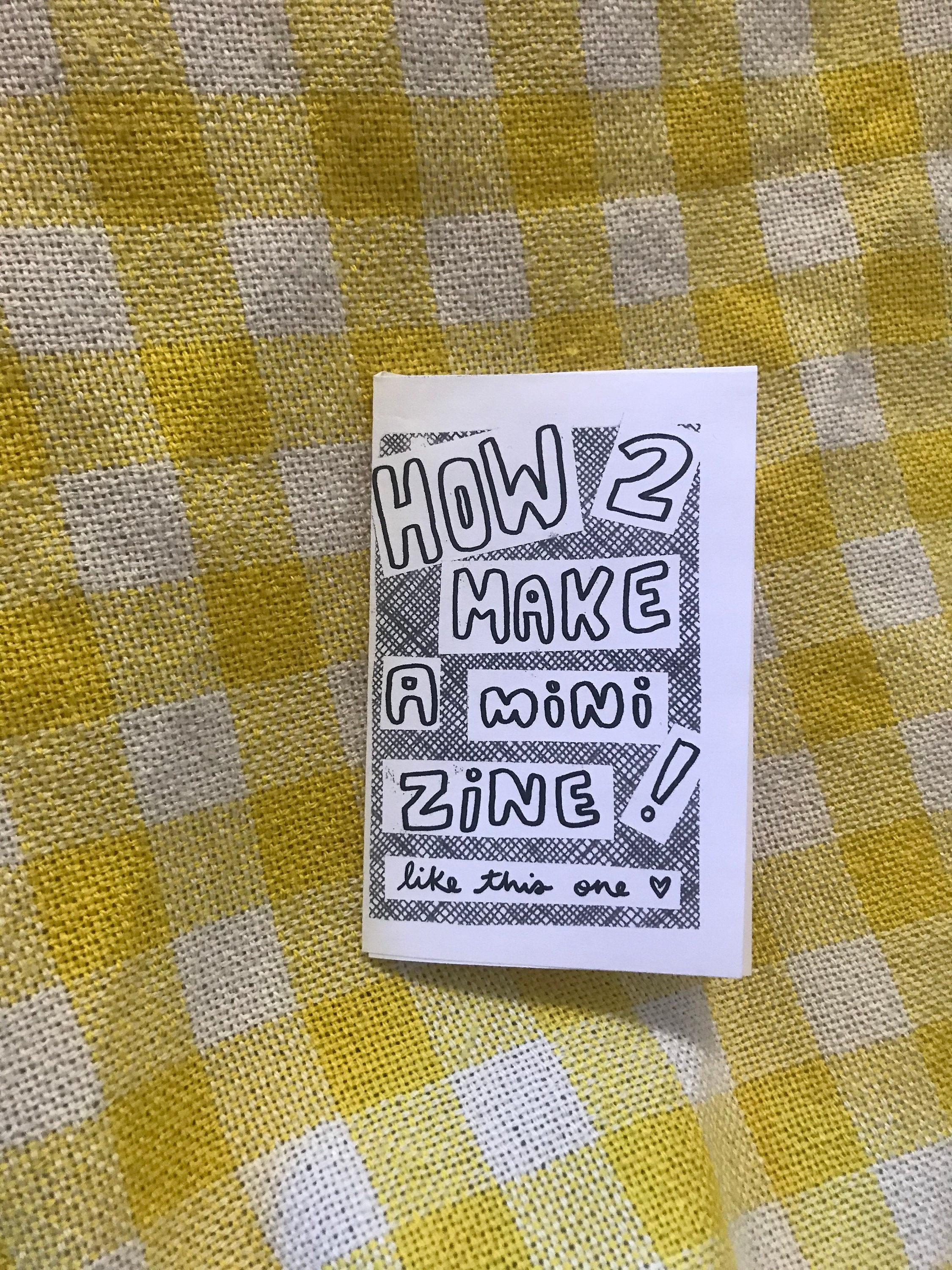 How to Make a Mini-zine! - Etsy