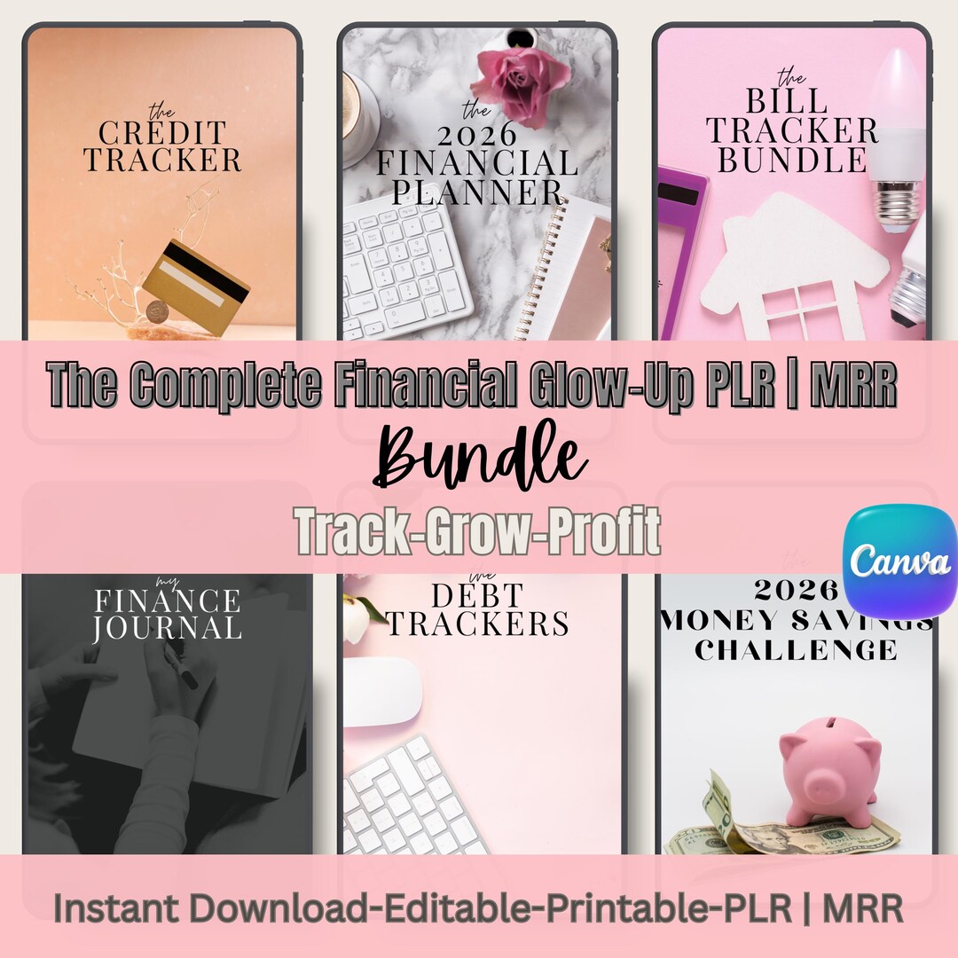 Financial Planner Bundle | Budget Planner | Bill Tracker | Debt Tracker ...