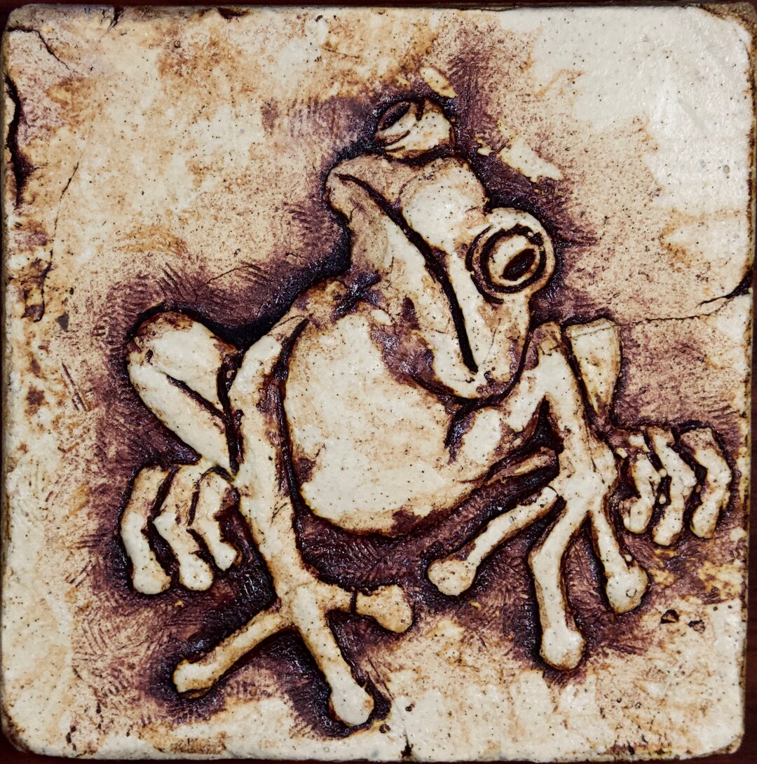 Ceramic Tree Frog Tile - Etsy