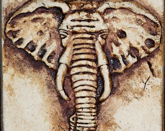 Elephant Tile - Etsy