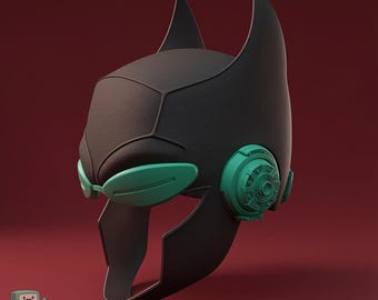Batman Dawn Breaker Textured Mask STL File | 3D Print Magnetic Helmet ...