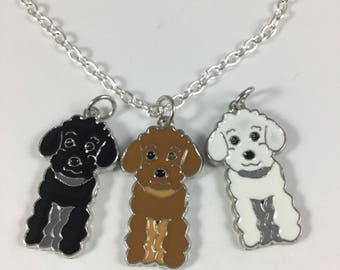 Poodle necklace | Etsy
