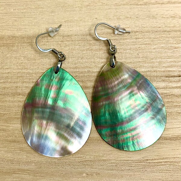 Black Shell Earrings - Etsy
