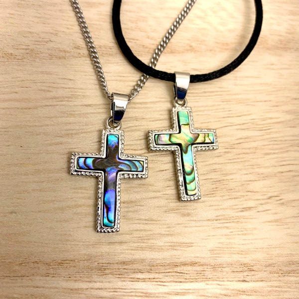 Abalone Cross - Etsy