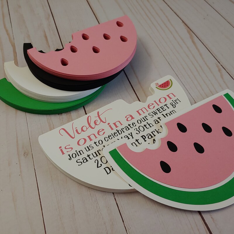 Watermelon Invitation - Etsy