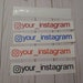 Instagram Car Decal - Instagram Decal - Car Window Decal - Custom Decal ...