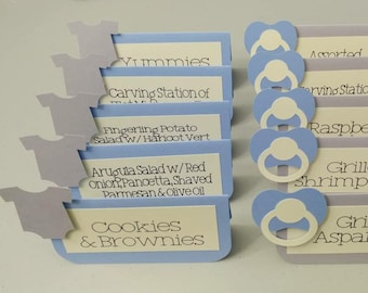 10 Fish Themed Food Labels for Parties Baby Showers - Etsy