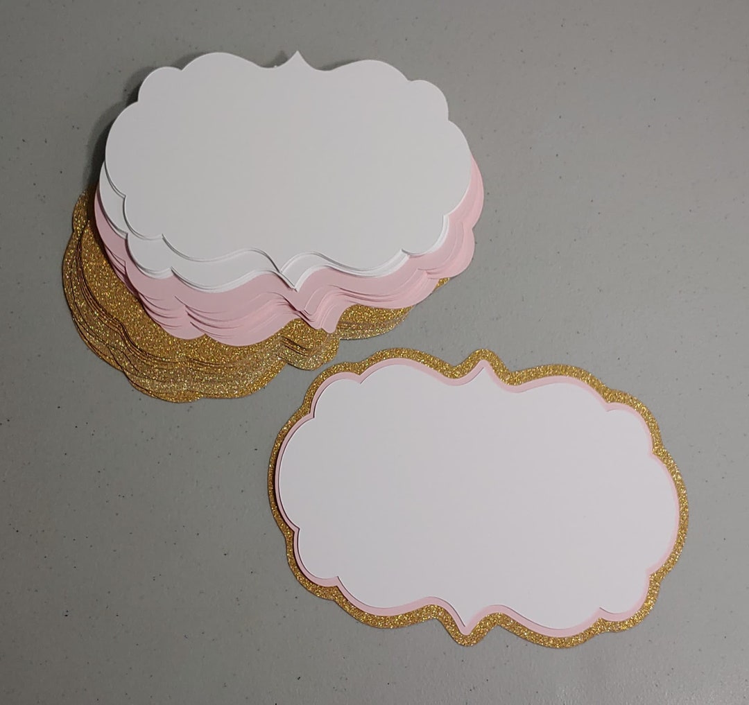 Bracket Cards, DIY Birthday Invitations, Place Cards, Scrapbooking Die ...