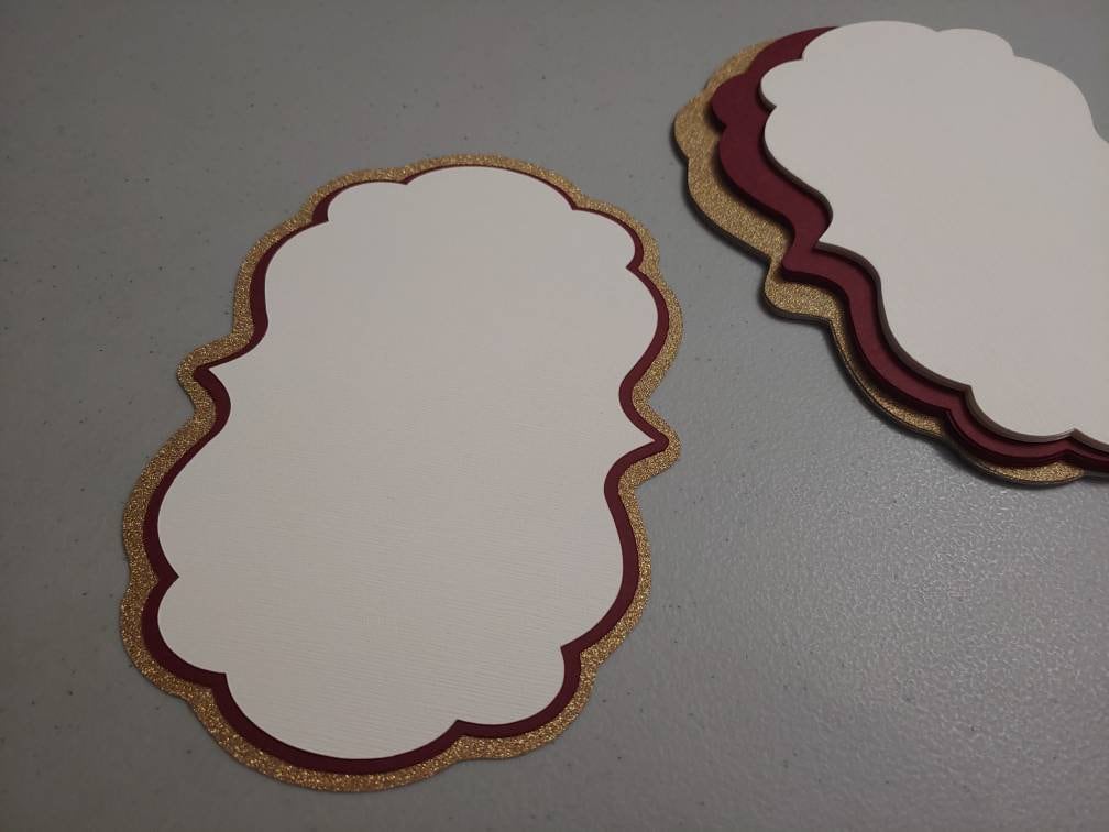 Bracket Cards DIY Birthday Invitations Place Cards | Etsy