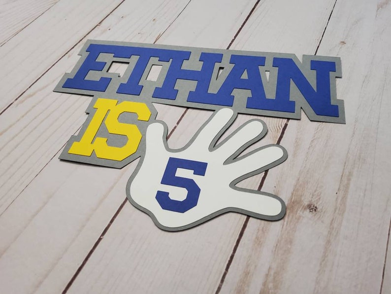 High Five Cake Topper Personalized High Five Cake Topper - Etsy