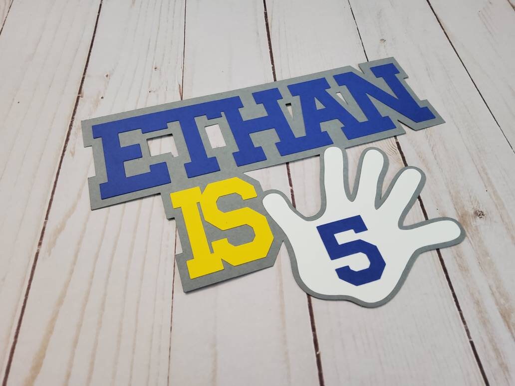 High Five Cake Topper Personalized High Five Cake Topper - Etsy