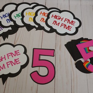 High Five I'm Five Centerpiece - High Five Centerpiece - High Five ...