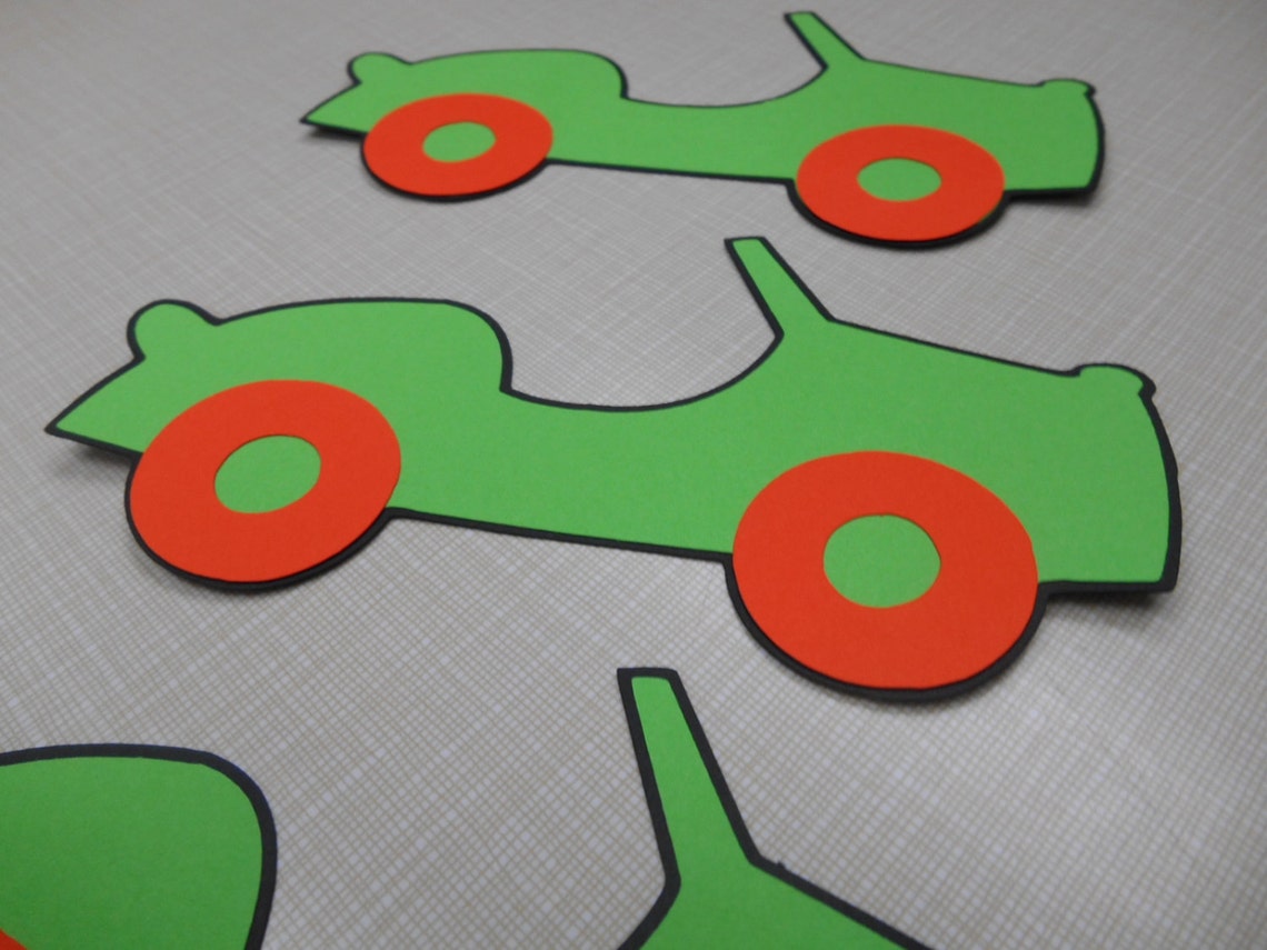 Cars 5.5 X 3 Inches Sports Cars Cardstock Die Cuts for - Etsy