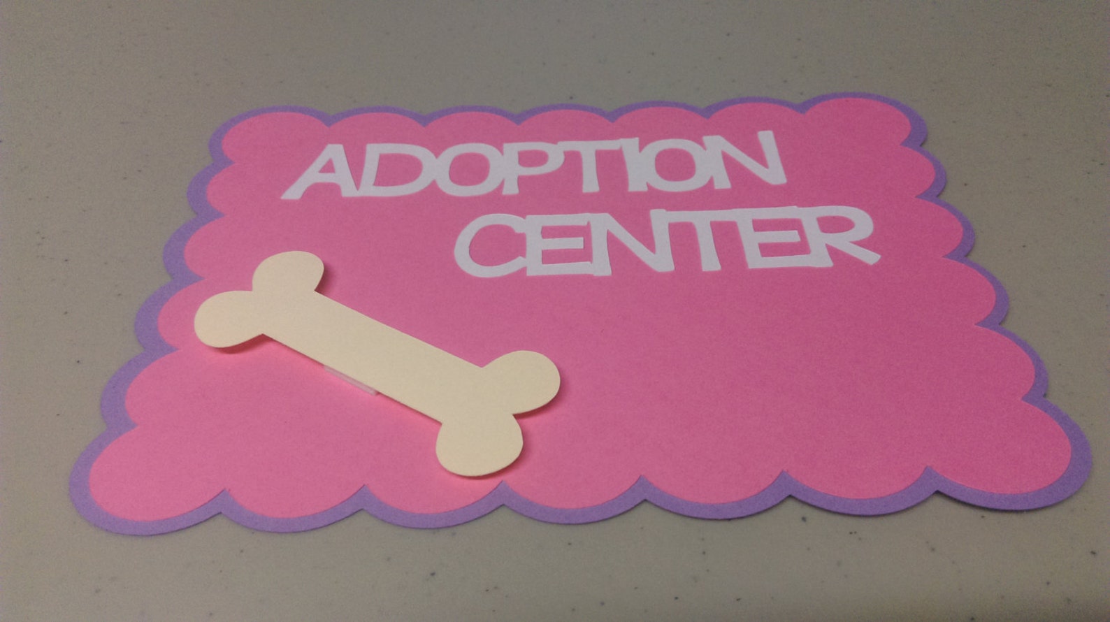 Adoption Center Sign - Dog Theme Birthday Party - Baby Shower - Dog ...
