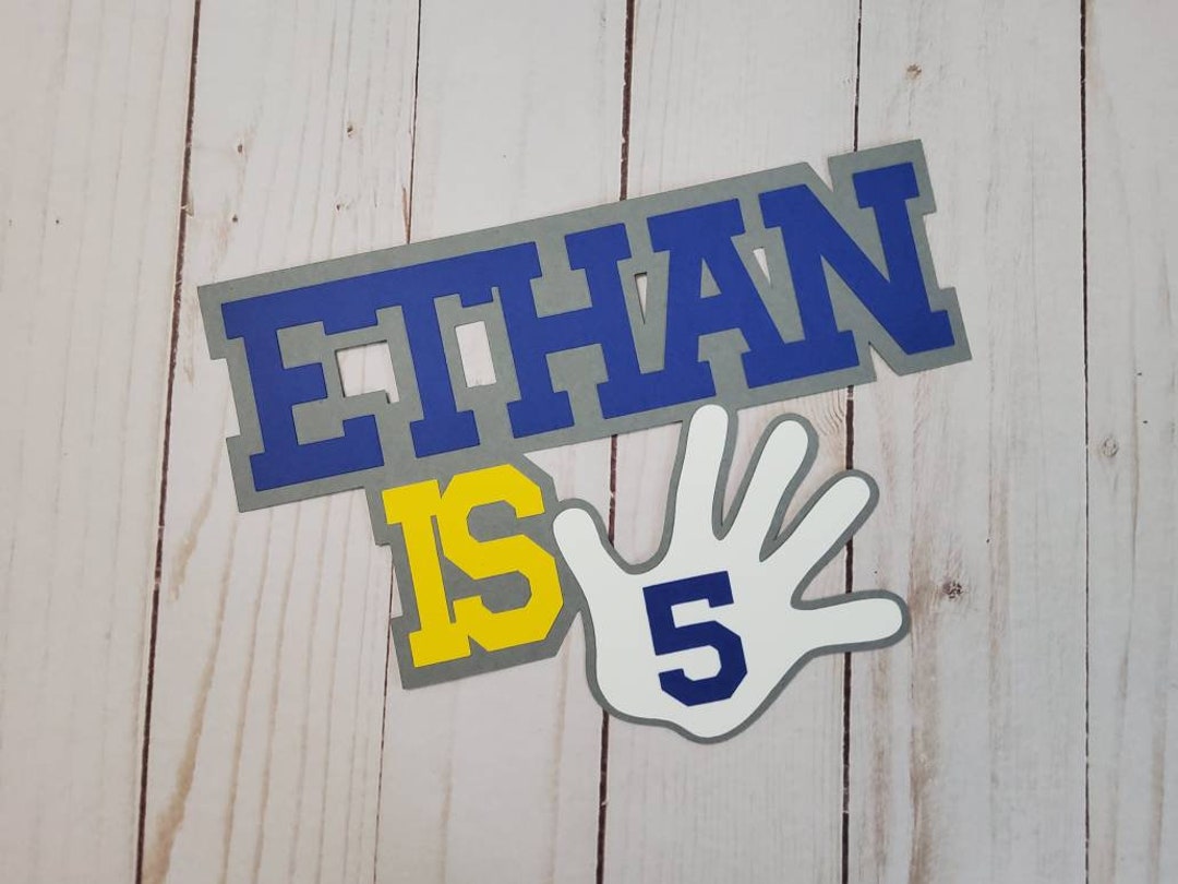 High Five Cake Topper - Personalized High Five Cake Topper - High Five ...