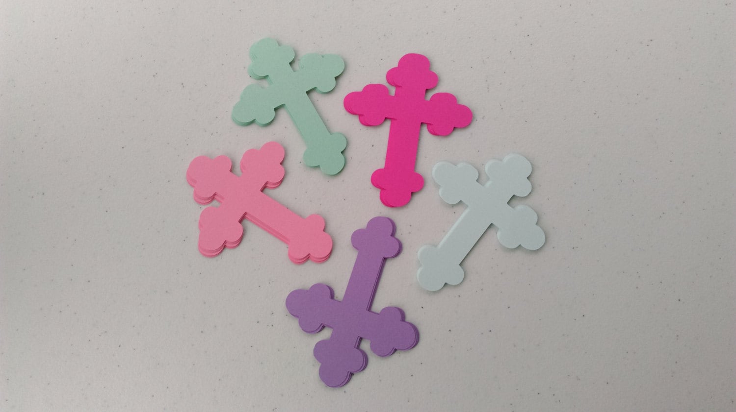 Cross Die Cut Shapes Paper Crosses Cross Note Cards 5 | Etsy