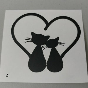Cat Vinyl Sticker - Cat Vinyl Decal - Cat Sticker - Vinyl Cat Decal ...