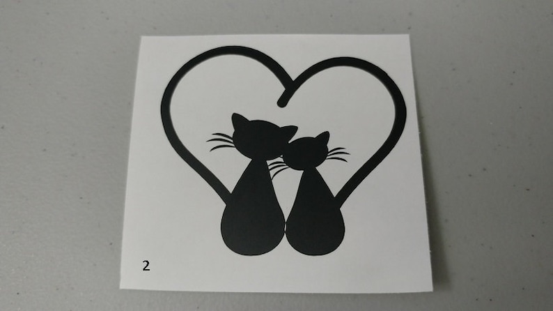 Cat Vinyl Sticker Cat Vinyl Decal Cat Sticker Vinyl Cat - Etsy