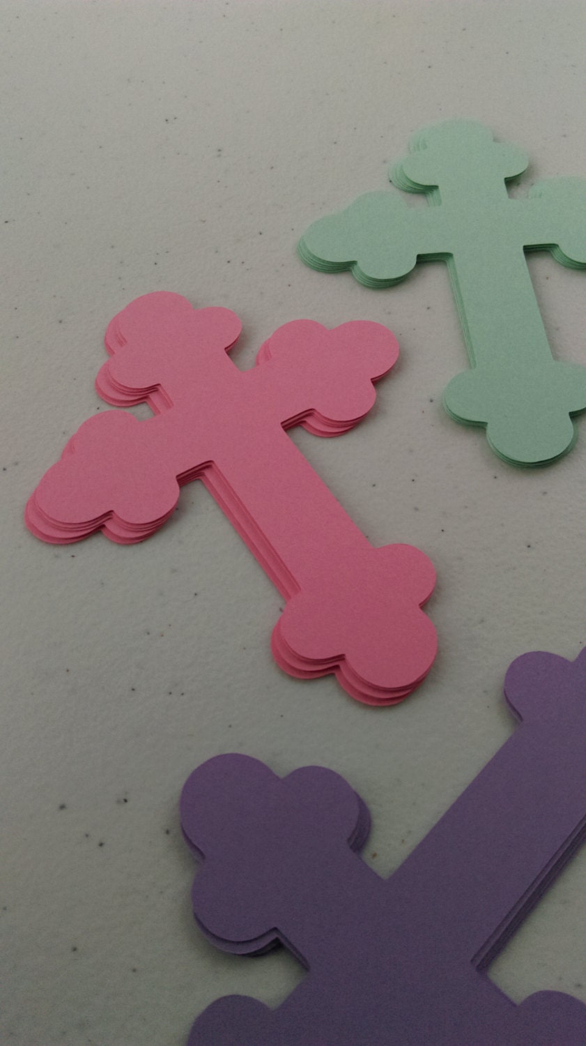 Cross Die Cut Shapes Paper Crosses Cross Note Cards 5 | Etsy