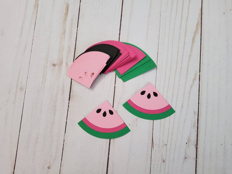 Watermelon Cupcake Toppers - Set of 24 Watermelon Themed Cupcake ...