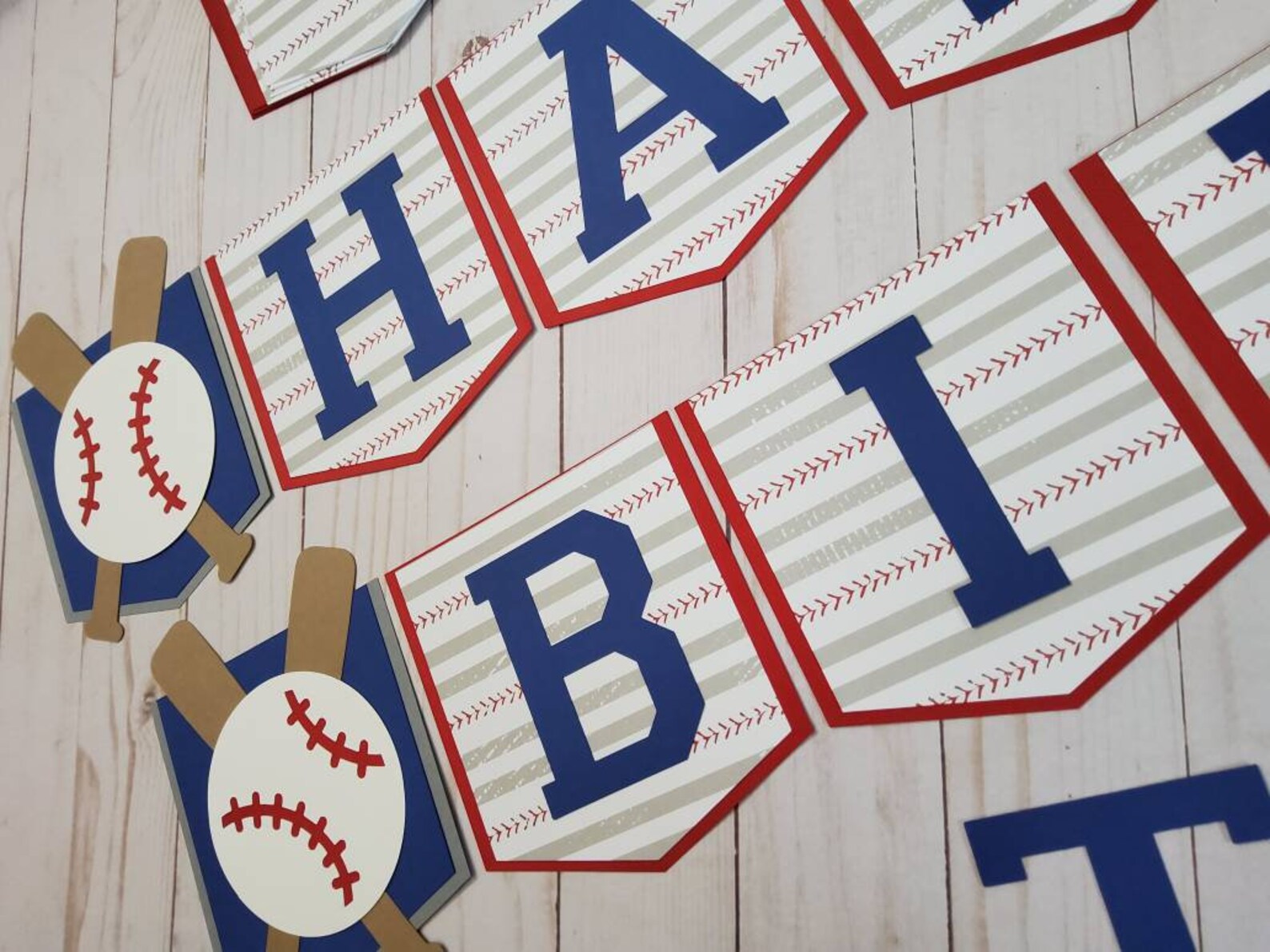 Baseball Birthday Banner Custom Birthday Banner - Etsy