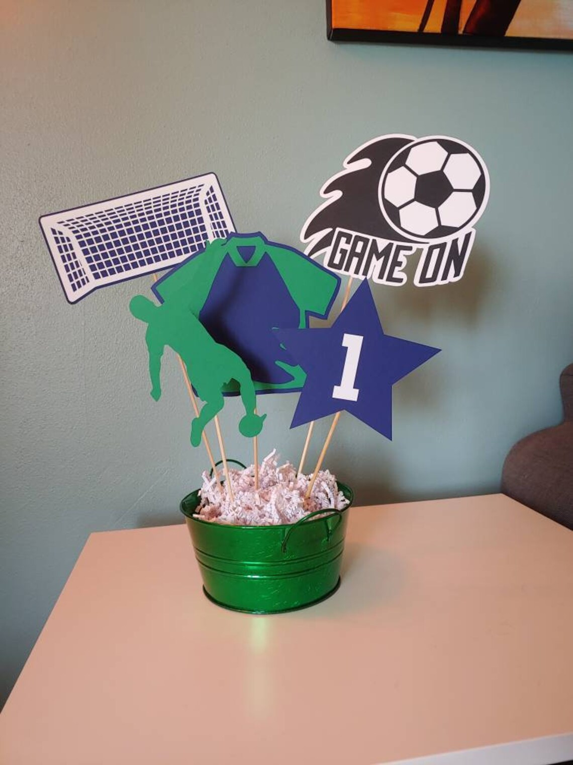 Soccer Centerpiece Game On Soccer Centerpiece Sports | Etsy