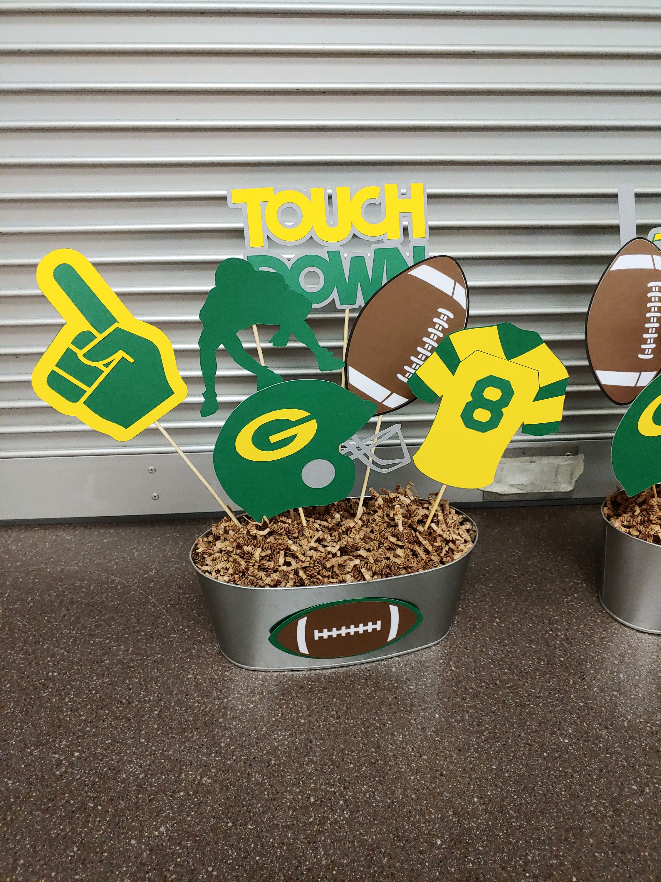 Football Centerpiece Touchdown Football Centerpiece | Etsy