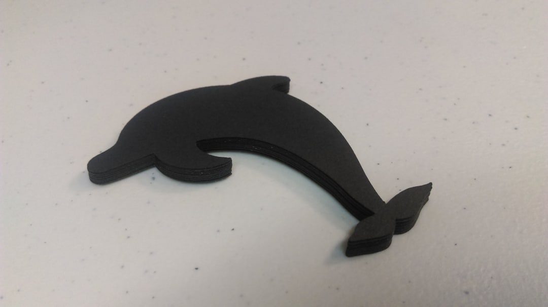 Dolphin Die Cut Shapes, Dolphin Cutouts, 30 Dolphins, 3 Inches Dolphins ...