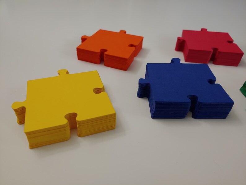 Puzzle Piece Cutouts 3 Inch Puzzle Pieces Puzzle Piece Die - Etsy
