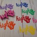 High Five Cupcake Toppers - High Five I'm Five Birthday Party Theme ...