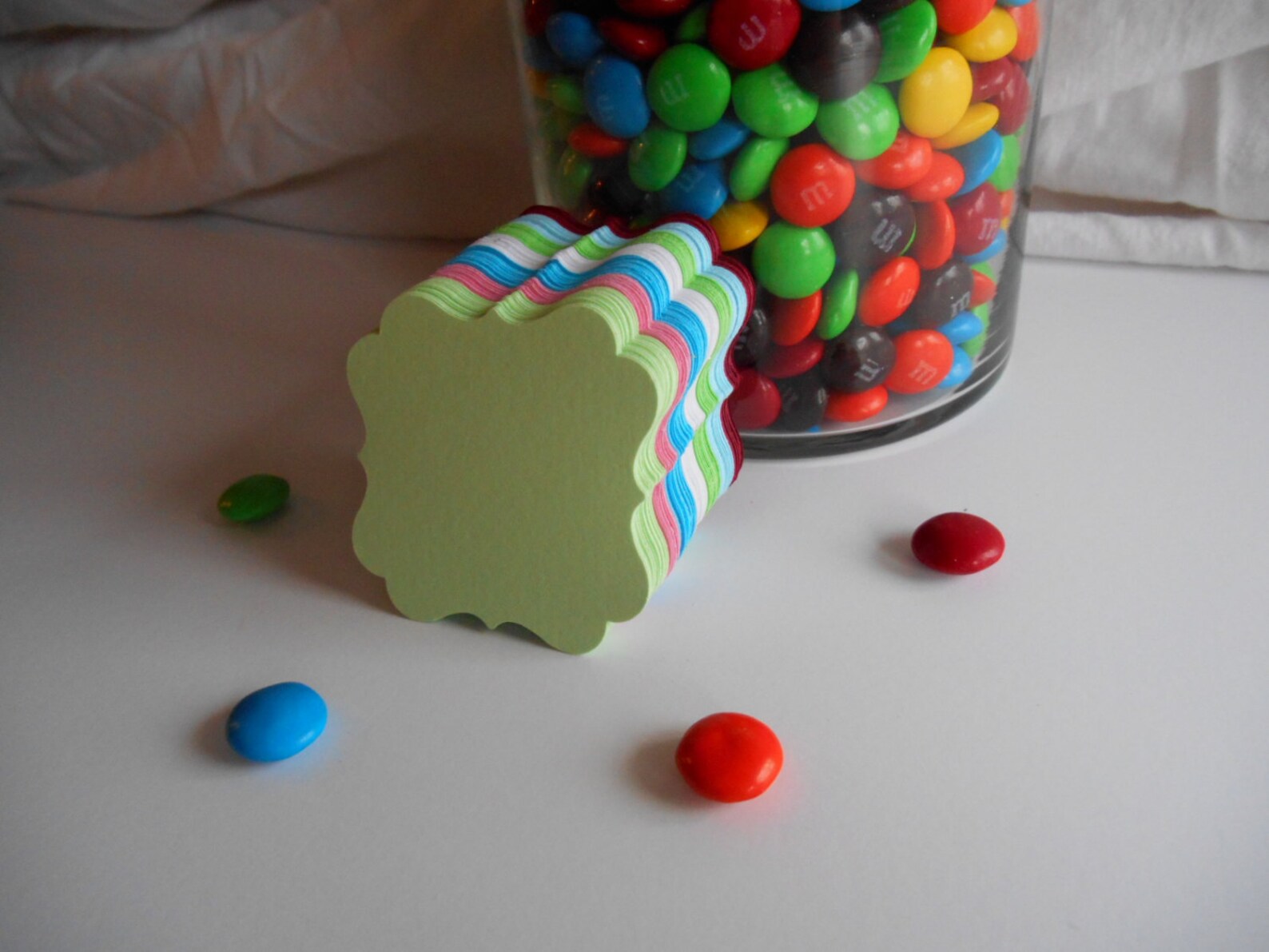 45 Fancy Bracket Cards (2 Inches) Cardstock Die Cuts for Scrapbooking ...