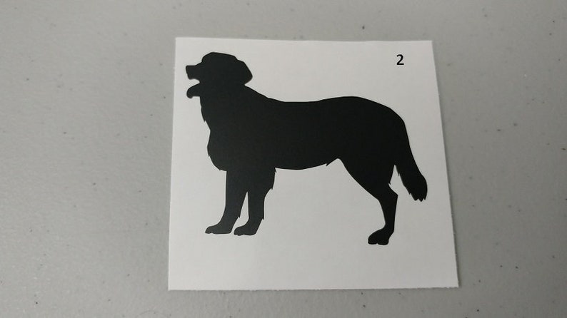 Dog Vinyl Decal Dog Vinyl Sticker Dog Sticker Vinyl Dog - Etsy