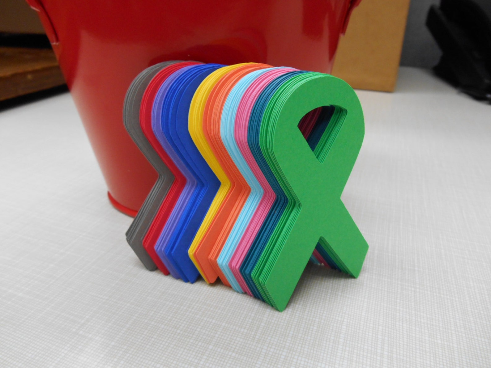 Awareness Ribbon Cutouts Awareness Ribbon Die Cuts Awareness - Etsy