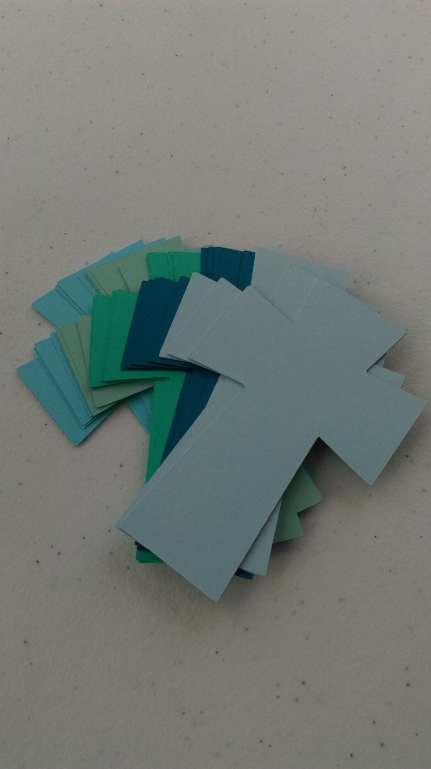 Cross Die Cut Shapes Paper Crosses Cross Note Cards 5 - Etsy