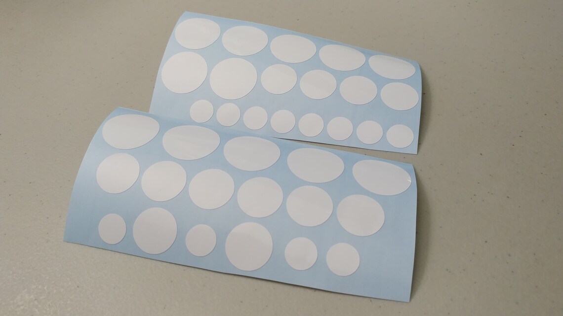 Vinyl Circles 36 Round Vinyl Cutouts Circle Stickers Round - Etsy