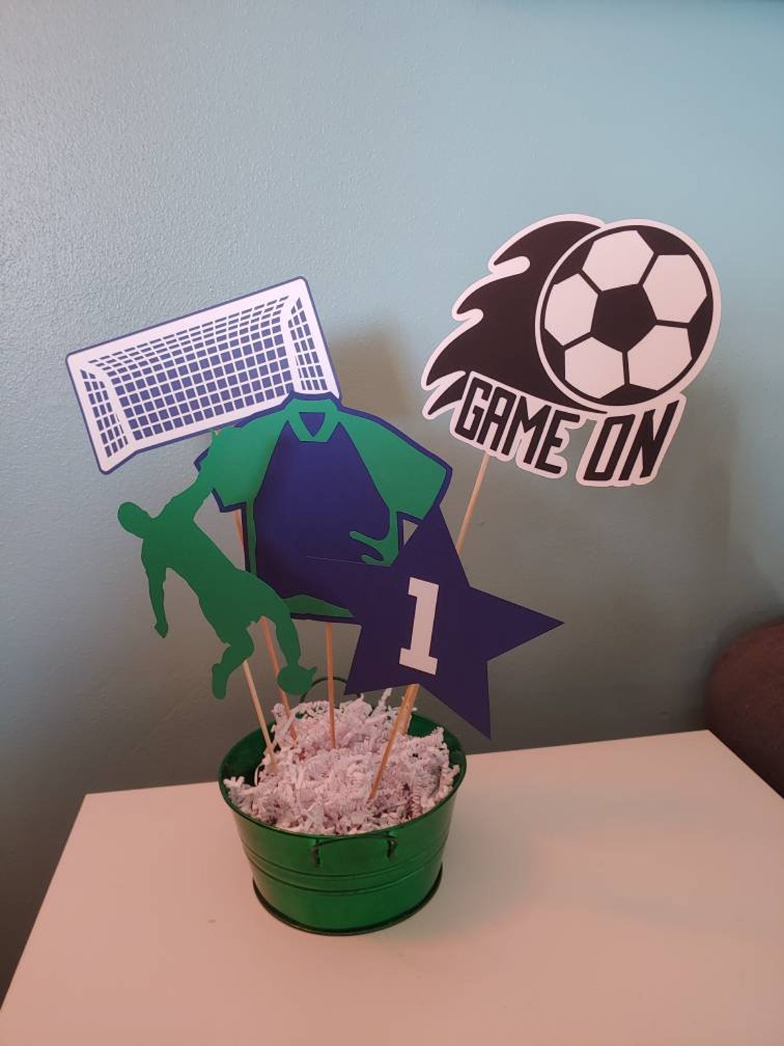 Soccer Centerpiece Game On Soccer Centerpiece Sports | Etsy