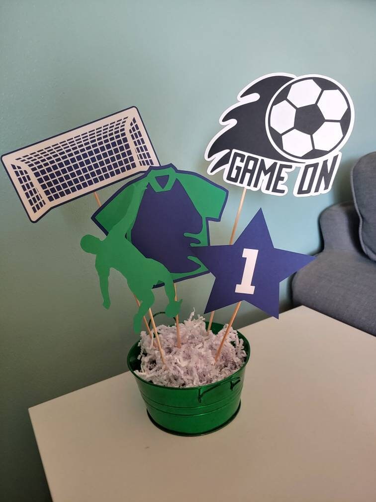 Soccer Centerpiece Game On Soccer Centerpiece Sports | Etsy
