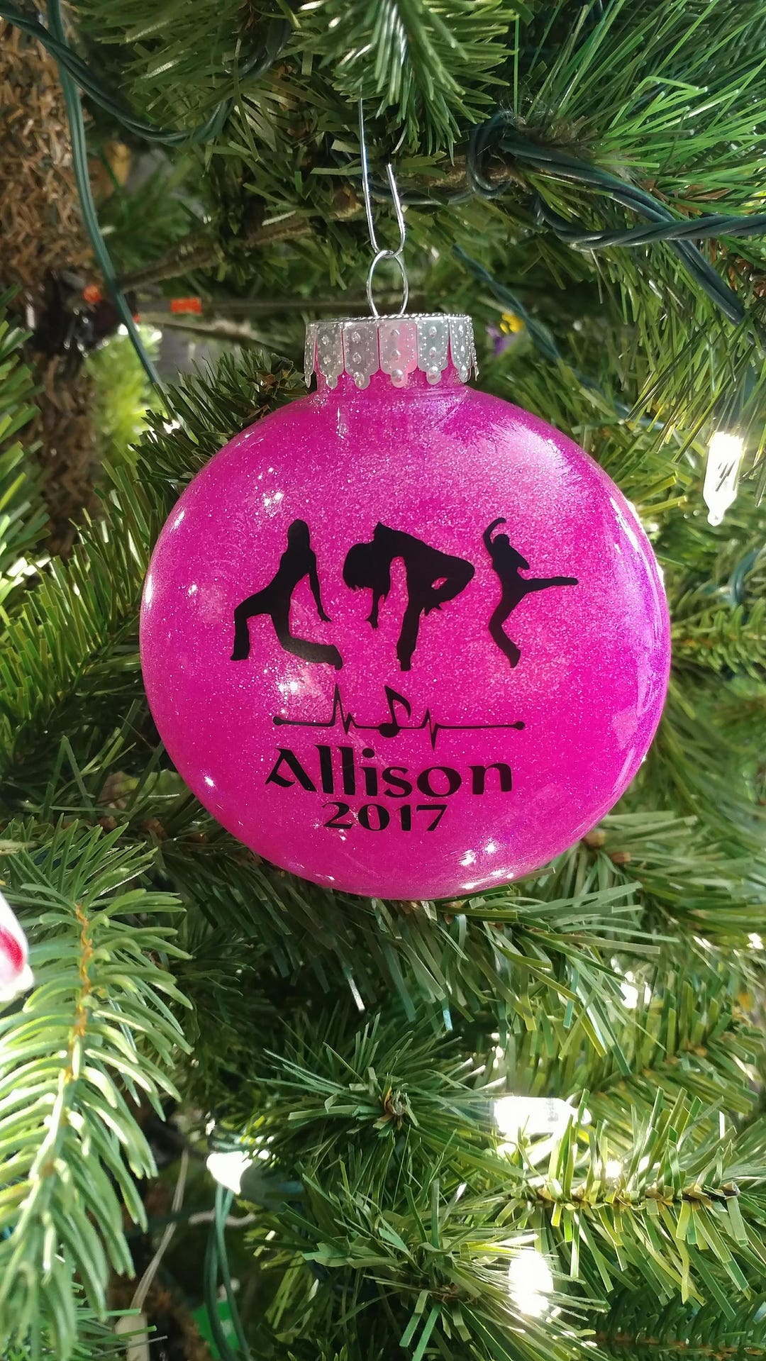 Christmas Ornament Dance Girl Holiday Ornament Hip Hop Dance Ornament ...