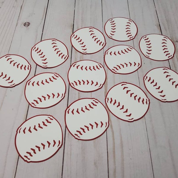 Baseball Party Paper Cutouts - Etsy