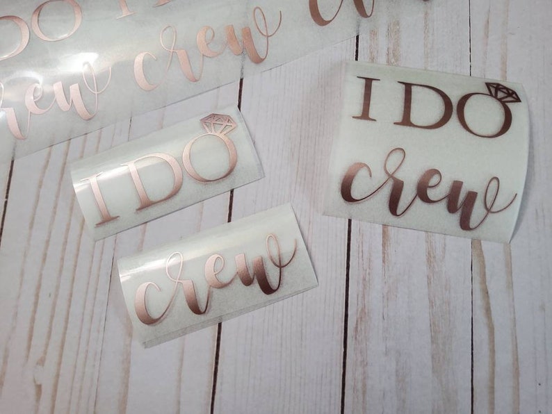 I Do Crew Iron-on Decals Bridal Iron-on Decals Face Mask - Etsy