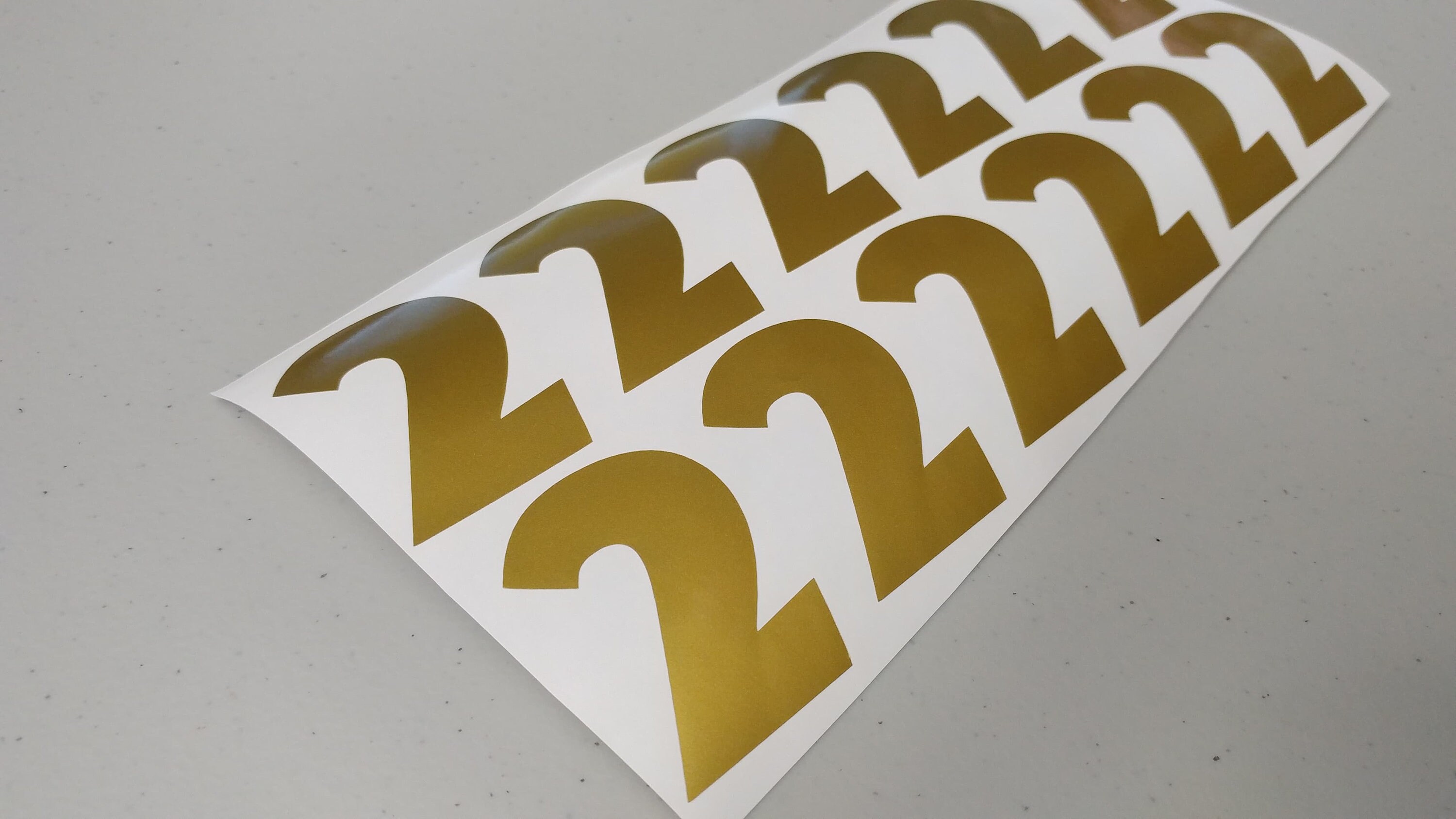 Number Stickers Number Vinyl Decals Number Stickers for | Etsy