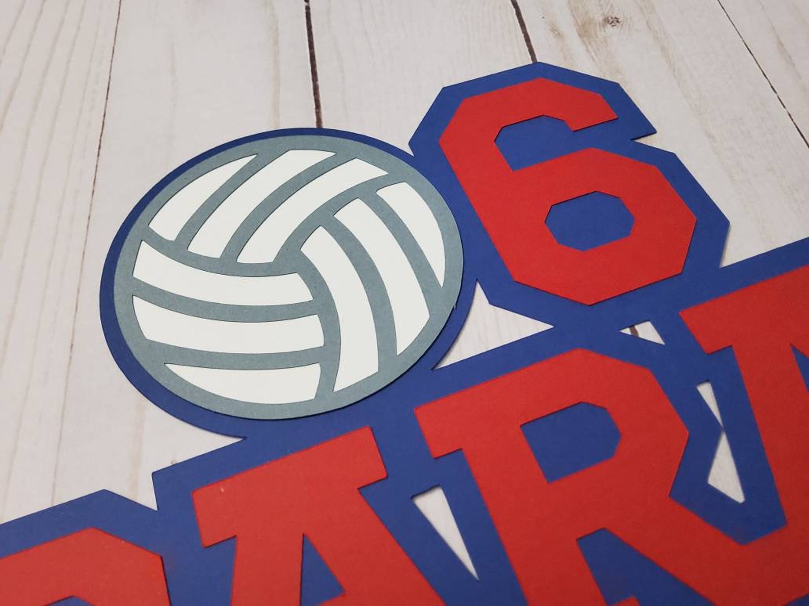 Volleyball Cake Topper - Personalized Volleyball Cake Topper ...