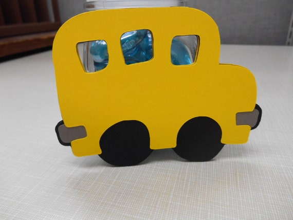 School Buses 4 X 3 Inches Cardstock Die Cuts for | Etsy