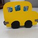 School Buses 4 X 3 Inches Cardstock Die Cuts for Scrapbooking, Cupcake ...