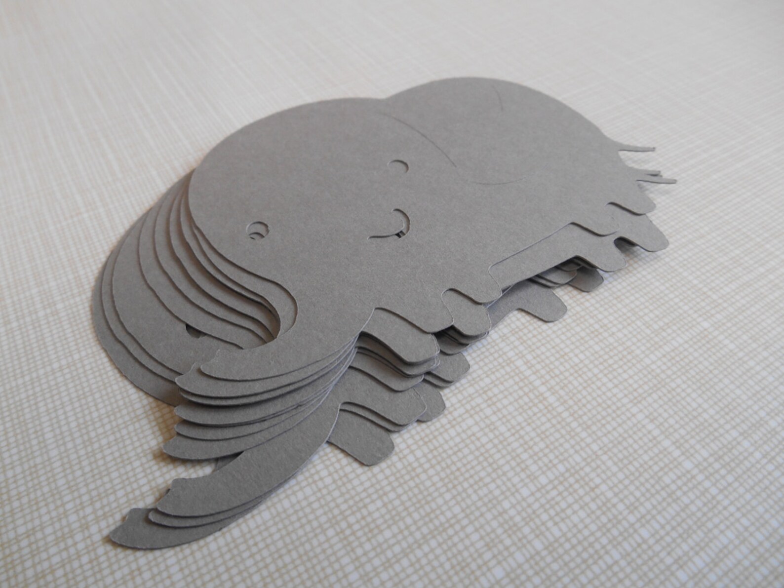 Elephant Die Cuts, 18 Elephant Cut Outs, Elephant Sillouettes - Etsy